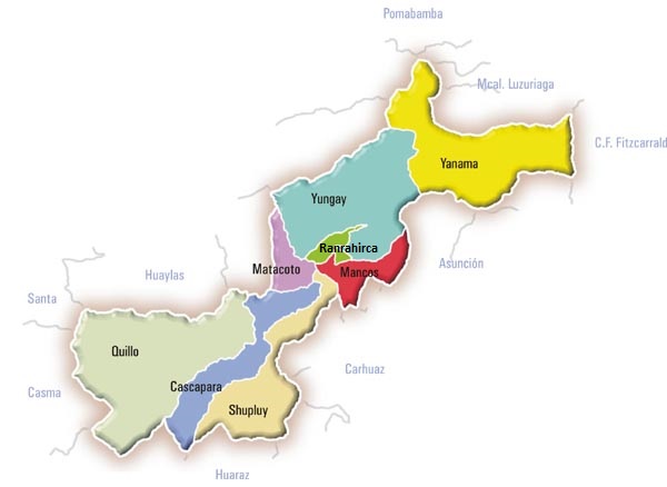 Organización Territorial – Municipalidad Provincial de Yungay