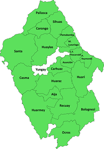 Organización Territorial – Municipalidad Provincial de Yungay